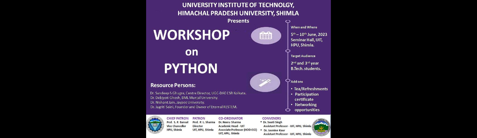 University Institute of Technology | Himachal Pradesh University Shimla ...